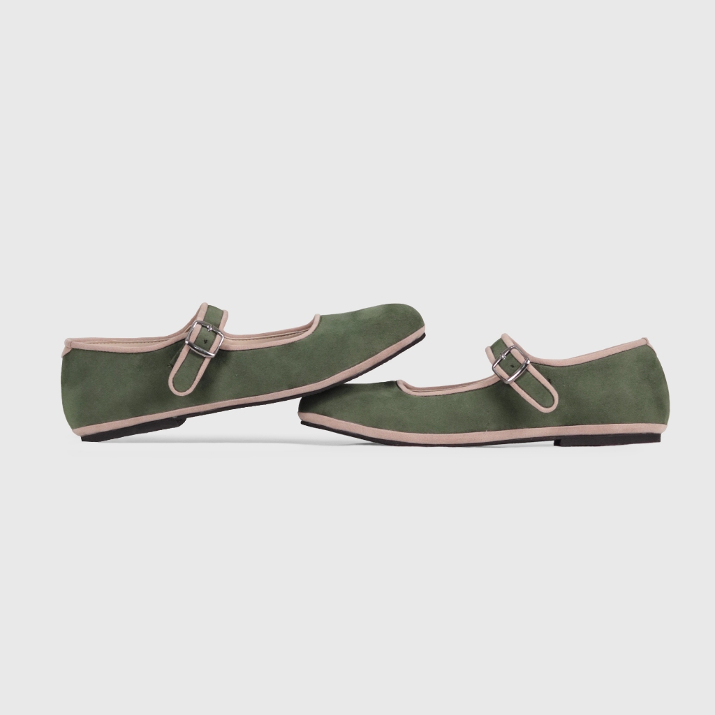 Jual Proudly Sepatu Wanita Nala Green Cream Shoes | Shopee Indonesia