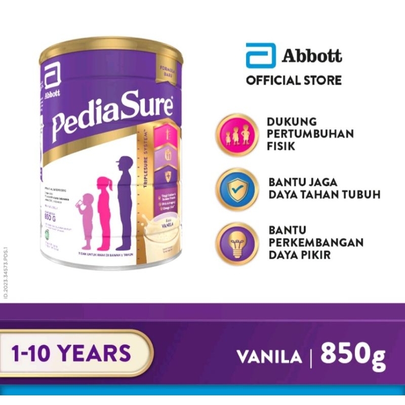 Jual Pediasure Triplesure Vanilla / Madu 850gr Free Double Bubble Wrap | Shopee Indonesia