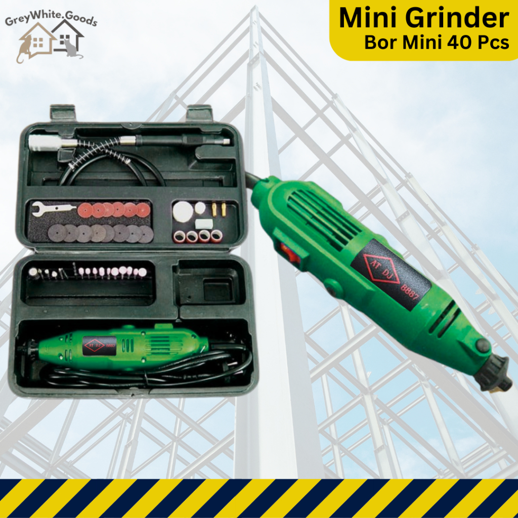 Jual Mini Die Grinder Mini Gerinda Set 40 Pcs Tuner Set Gerinda Bor Mini 40Pcs | Shopee Indonesia