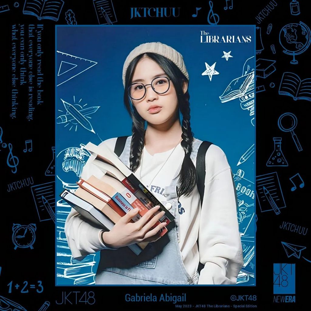 Jual POSTER DINDING JKT48 LIBRARY BLUE AESTHETIC / POSTER JKT48 ...