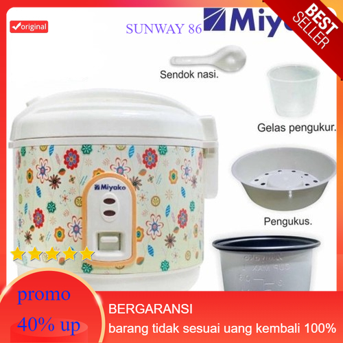 Jual promo magic com kecil /magic com mini miyako 0,6l rice cooker 3 in ...