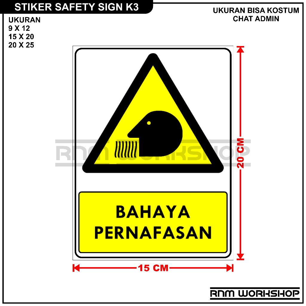 Jual STIKER SAFETY SIGN RAMBU K3 BAHAYA PERNAFASAN | Shopee Indonesia Jual STIKER SAFETY SIGN RAMBU K3 BAHAYA PERNAFASAN | Shopee Indonesia