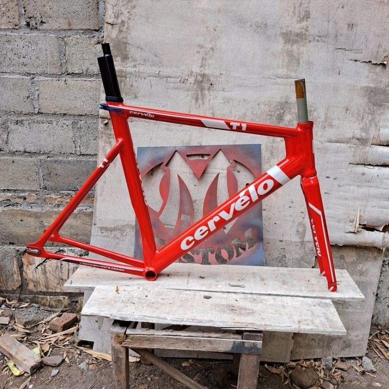 Jual Frame Sepeda Fixie Handmade Model Cervelo KW | Shopee Indonesia