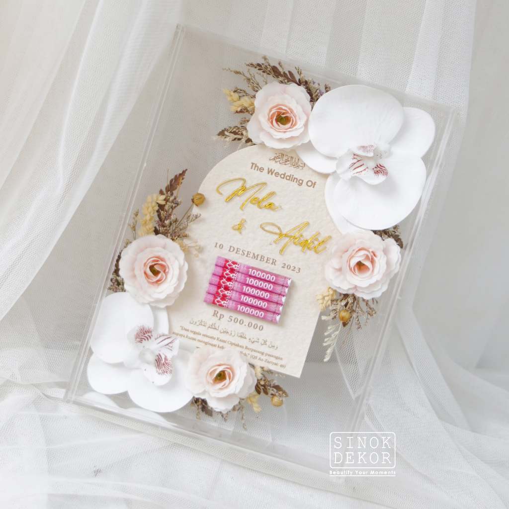 Jual Jual Mahar Akrilik / Bingkai Mahar Pernikahan / Mahar Nikah ...