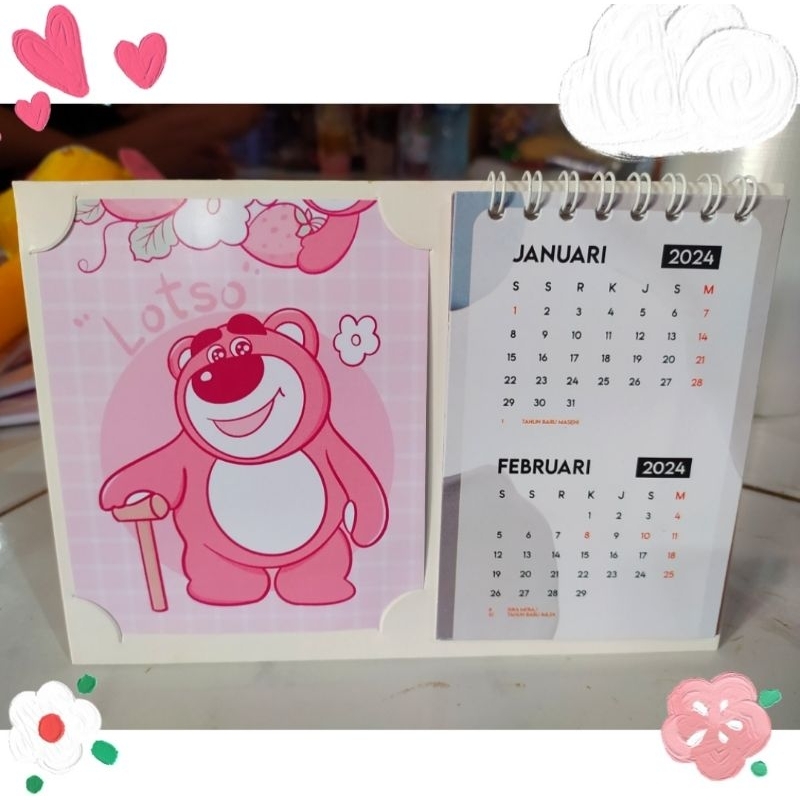 Jual Kalender Sprunki Labubu Lotso Custom Kalender Duduk Anime Kender ...