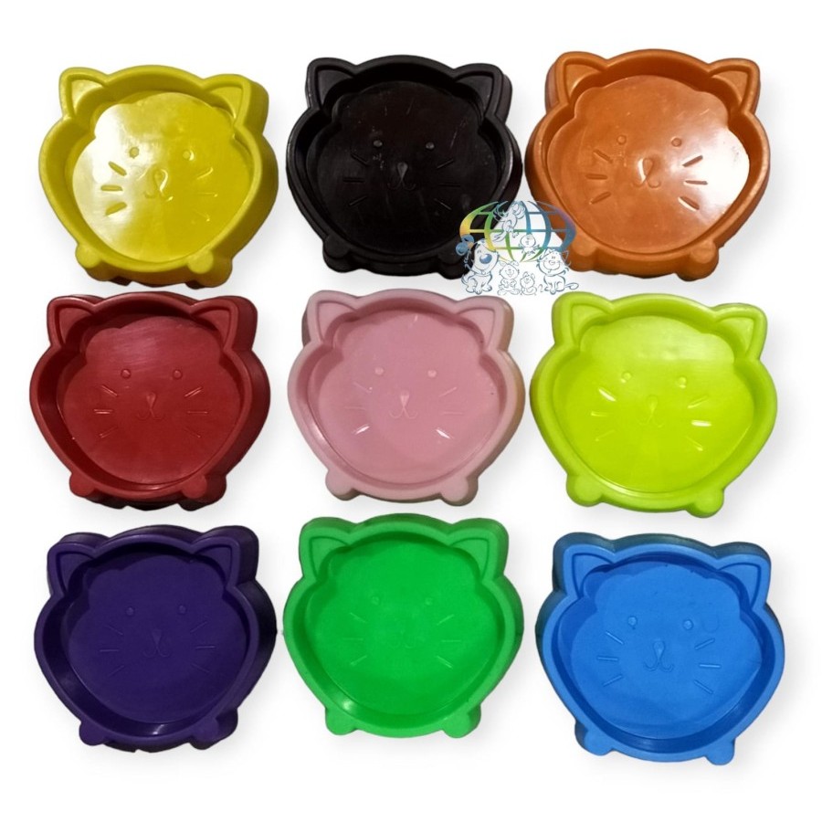 Jual tempat makan model pikachu pet food bowl mangkok single bentuk ...