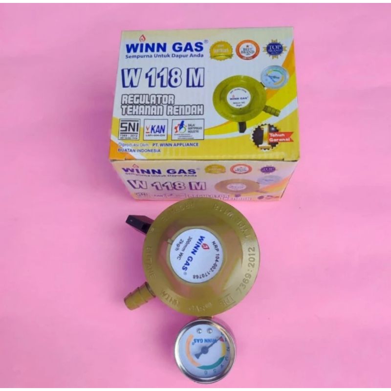 Jual WINN GAS REGULATOR METER 118 M / KEPALA GAS WINN GAS METER / WIN ...