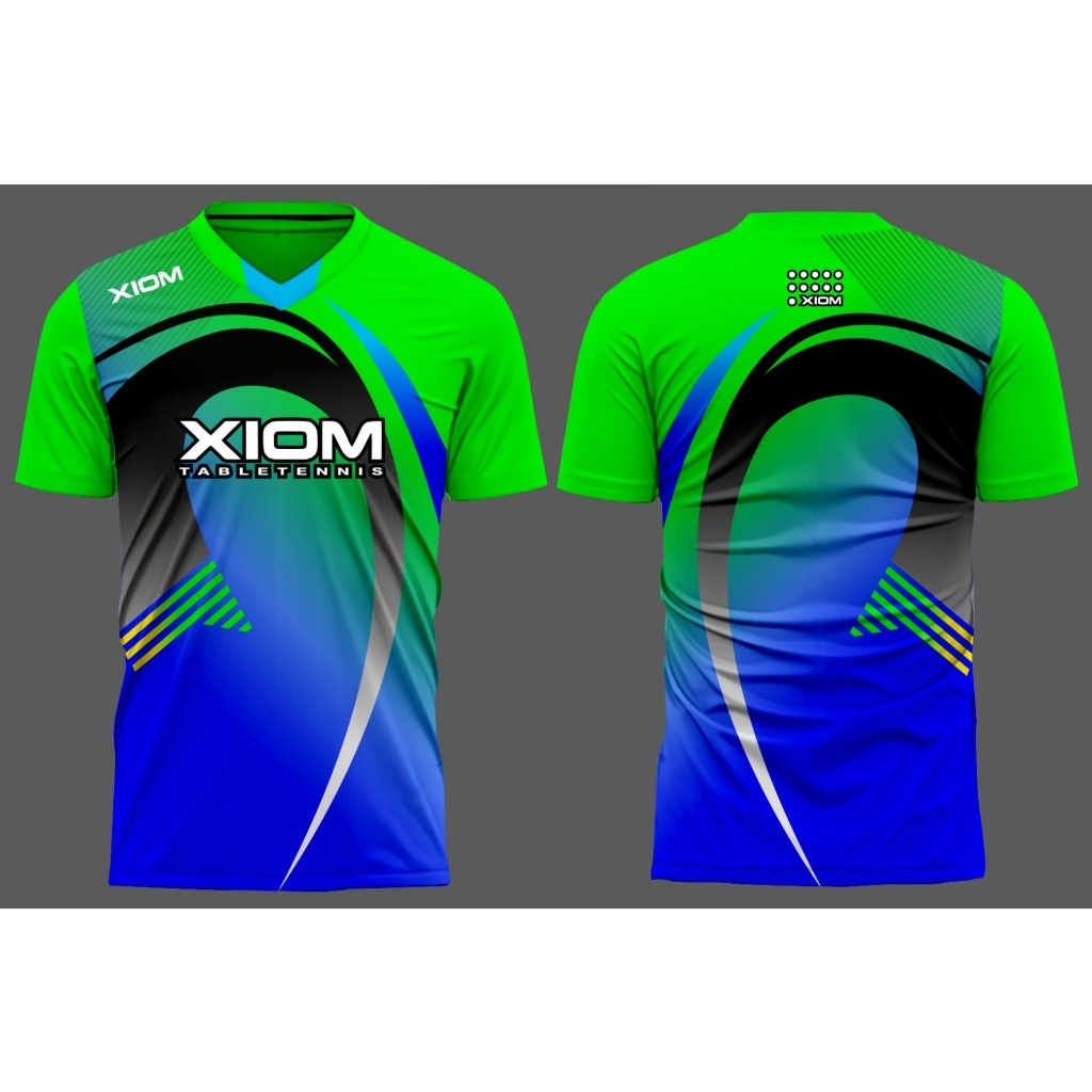 Jual Jersey xiom table tennis free tambahan nama / jersey full printing ...