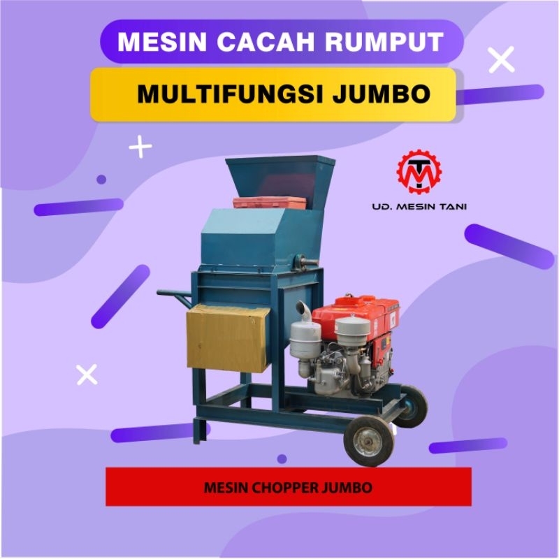 Jual Mesin Chopper Rumput Multifungsi ( JUMBO ) ORDER KHUSUS | Shopee ...