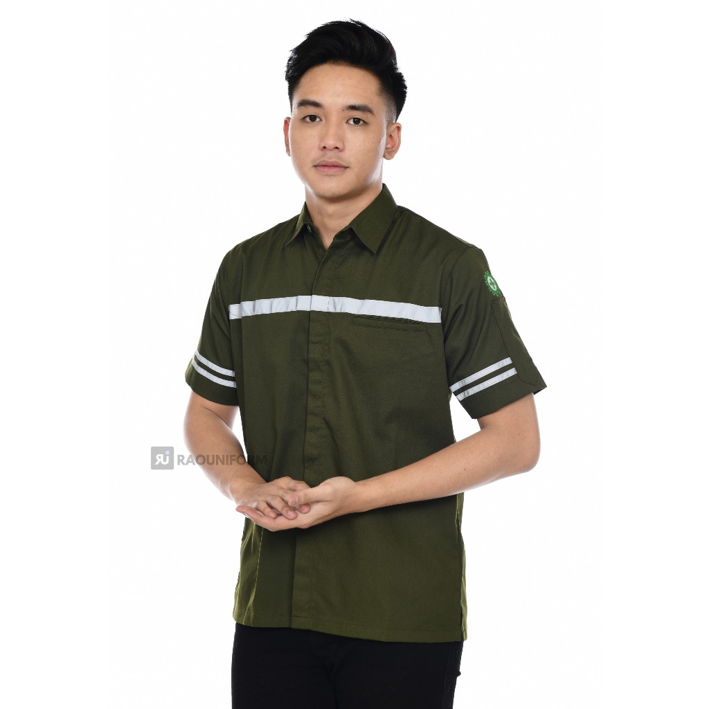 Jual Atasan Wearpack tangan pendek/Baju kerja proyek/seragam safety ...