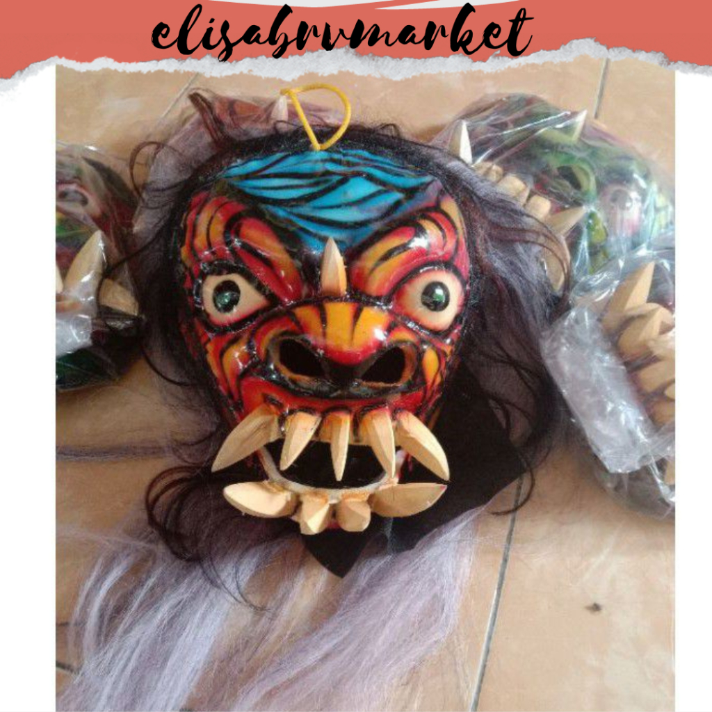 Jual TOPENG GEDRUK MIKA||TOPENG GEDRUK MIKA / TOPENG BUTO GEDRUK MIKA ...