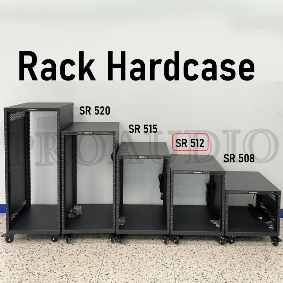 Jual SR512 Rack Audio Sound System Indorack Hardcase 12U / Sound Rak ...