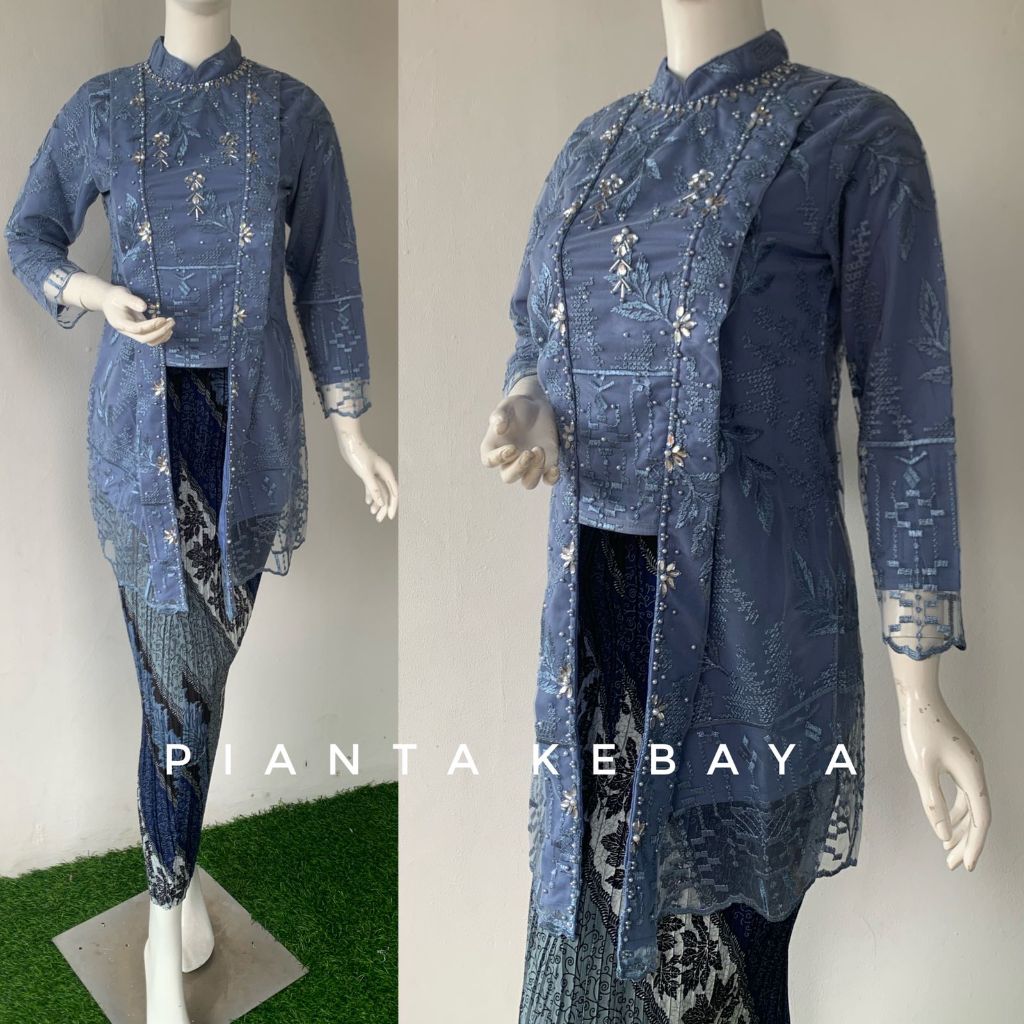 Jual Kebaya Cellyn Sanghai Payet | Kutubaru Full Tille Mewah | Kebaya ...