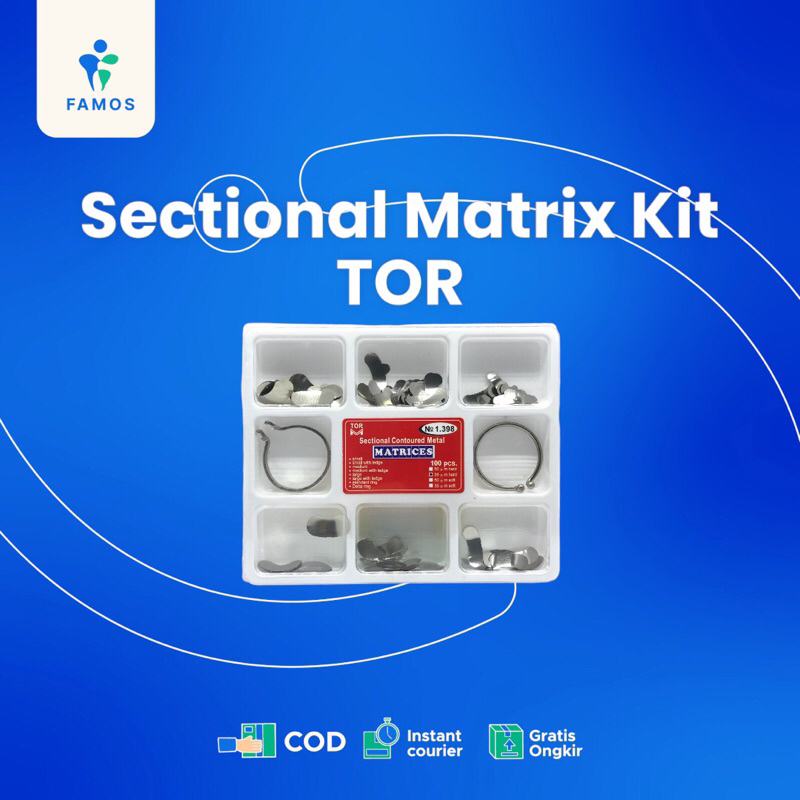 Jual Sectional matrix set / TOR / Matrix dental / Matrix kit | Shopee ...