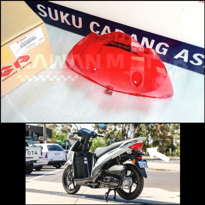 Jual Mika Cover Stoplamp Lampu Belakang Suzuki Address Eropa Jepang ...
