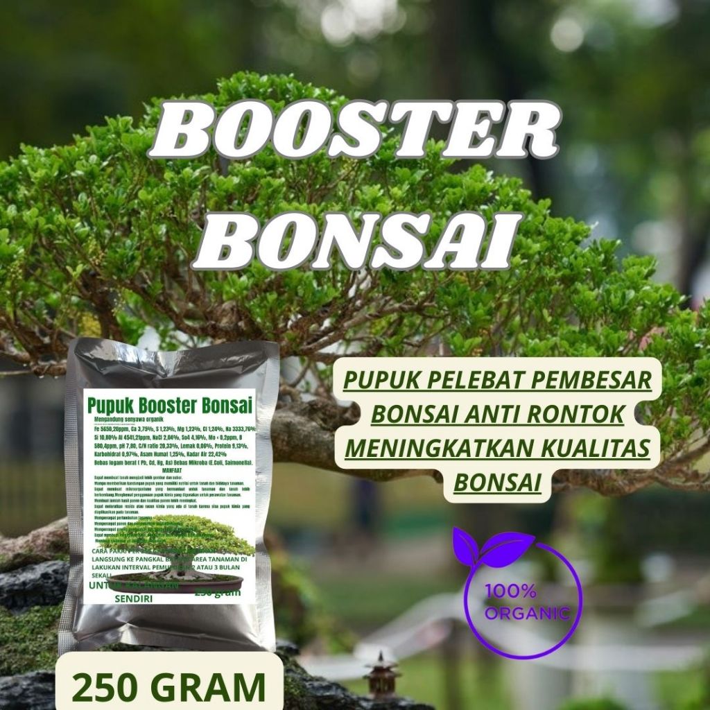 Jual Pupuk Booster Bonsai / Pelebat Buah dan Anti Rontok /Pupuk Bonsai Agar Cepat Berbuah Lebat ...