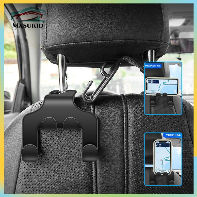 Jual Gantungan Jok Mobil Belakang Multifungsi 2 Sisi 4 Kait Car Hook ...