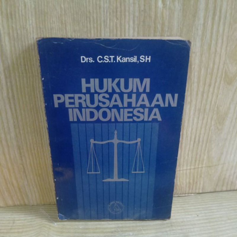Jual HUKUM PERUSAHAAN INDONESIA by Drs. C.S.T. Kansil, SH | Shopee ...