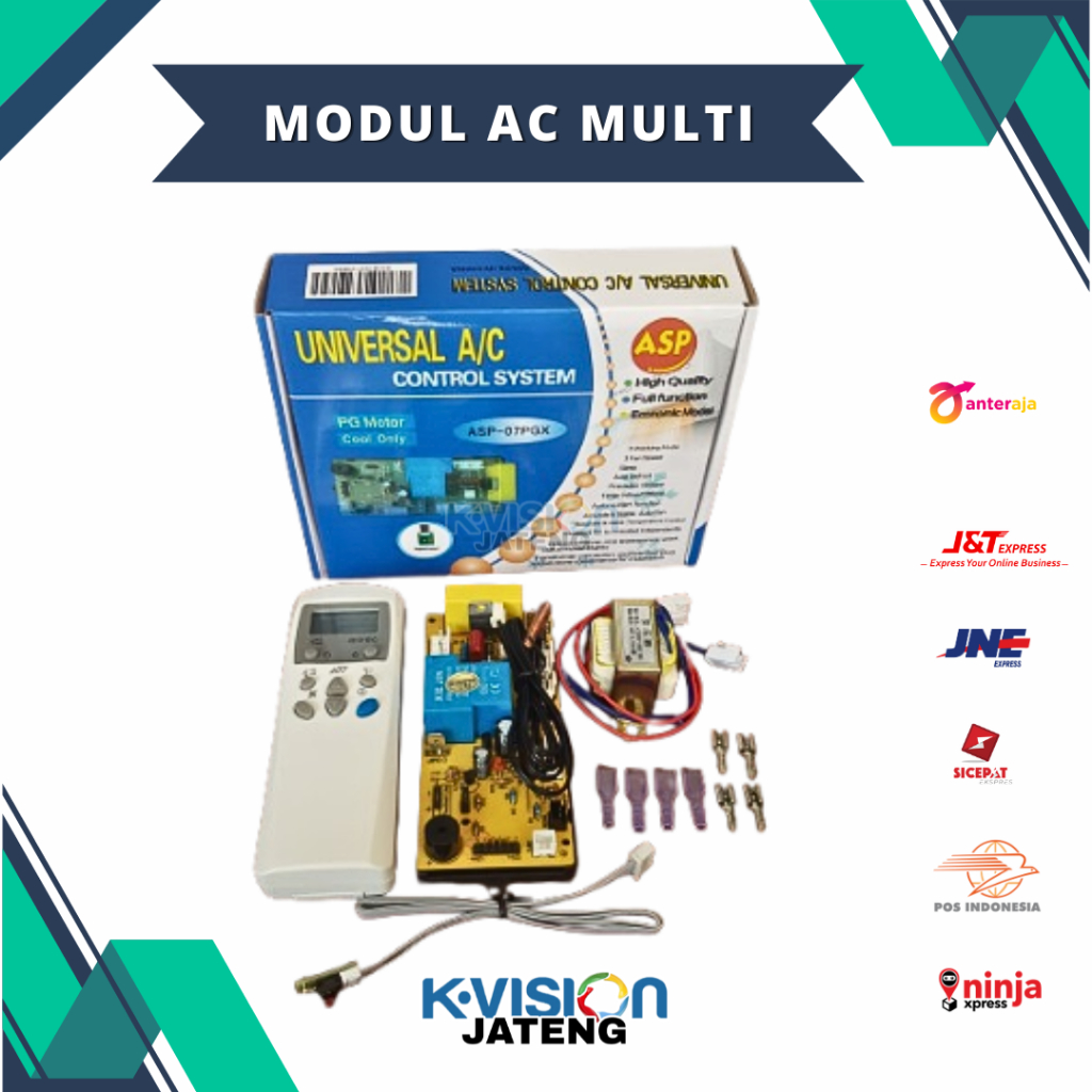 Jual MODUL AC / PCB UNIVERSAL MULTI / MODUL AC MULTI ASP-07PGX MULTI ...