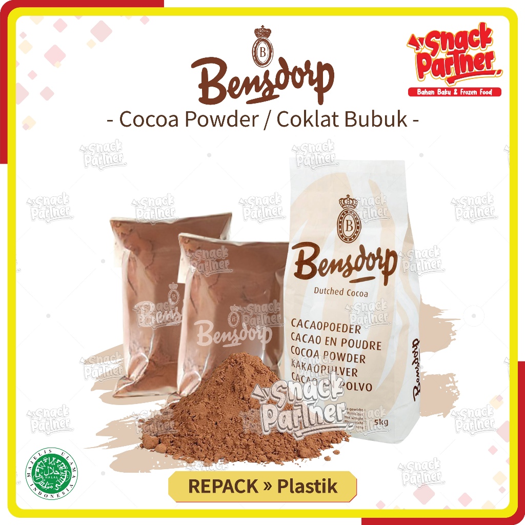 Jual BENSDORP Pure Cocoa Powder REPACK 500 GR / 1 KG - Bubuk Coklat ...