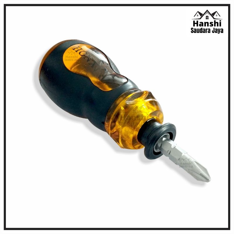 Jual Obeng Bolak Balik Cebol Gagang Karet Obeng Mini 2 Way Obeng Pendek ...