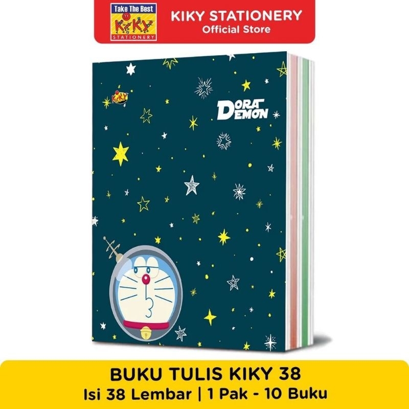 Jual (1Pack:10Pcs) KIKY Buku Tulis isi 38 LEMBAR Termurah! Best Seller ...