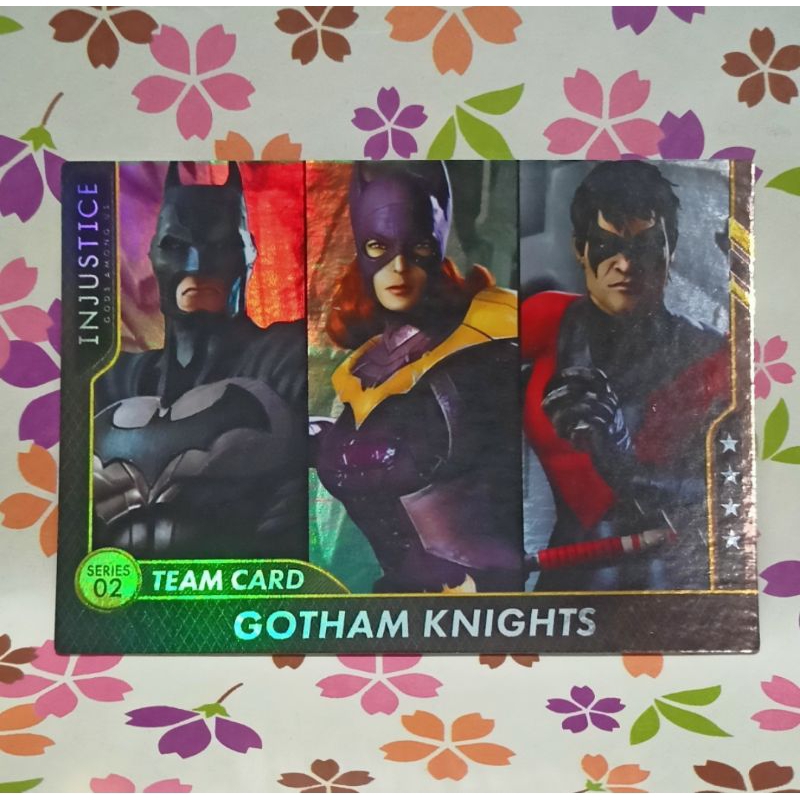 Jual injustice platinum card team card GOTHAM KNIGHTS no.101 | Shopee ...