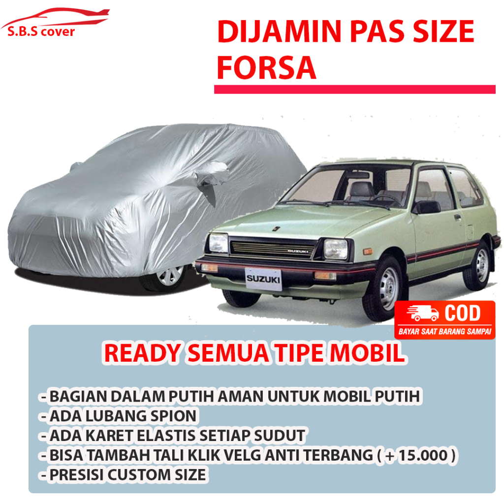 Jual FORSA Body Cover Mobil forsa Sarung Mobil forsa suzuki forsa glx ...