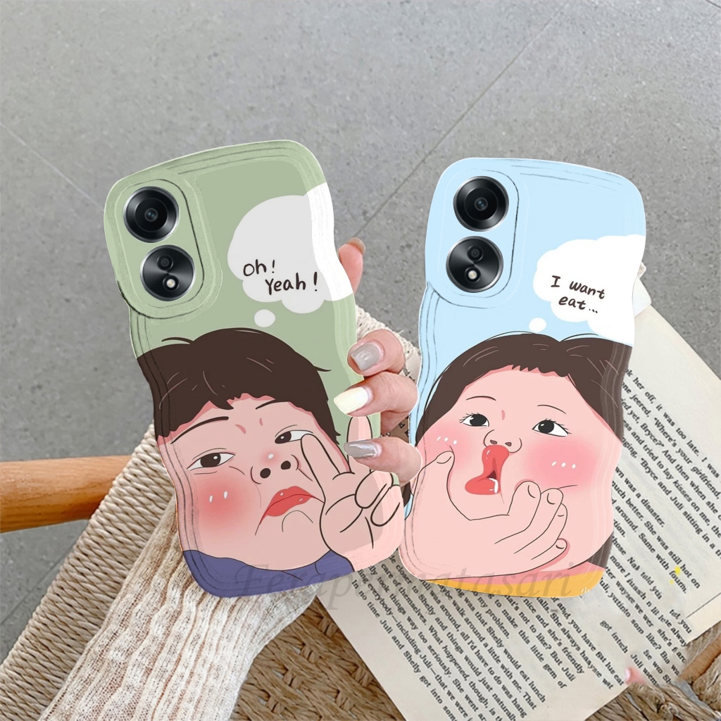 Jual Softcase Gelombang Oppo A38 A18 A98 5g 2023 Terbaru Case Couple