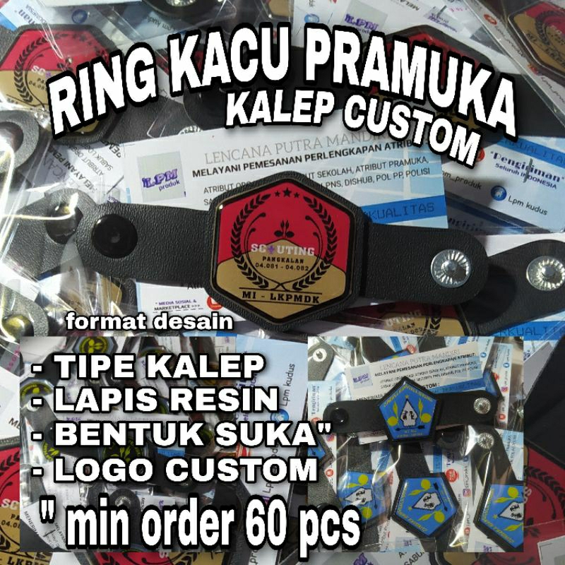 Jual Ring Kacu Hasduk Pramuka Kalep Custom (min order 60pcs) | Shopee ...