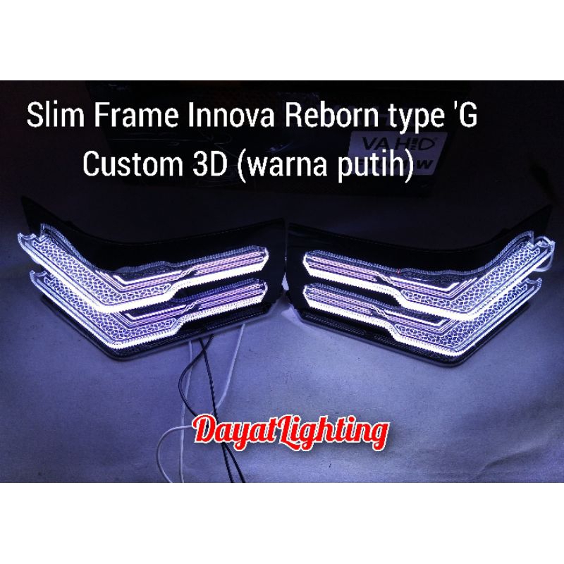 Jual Slim Frame Innova Reborn Type 'G | Lazy Custom 3D DRL Innova 2 ...