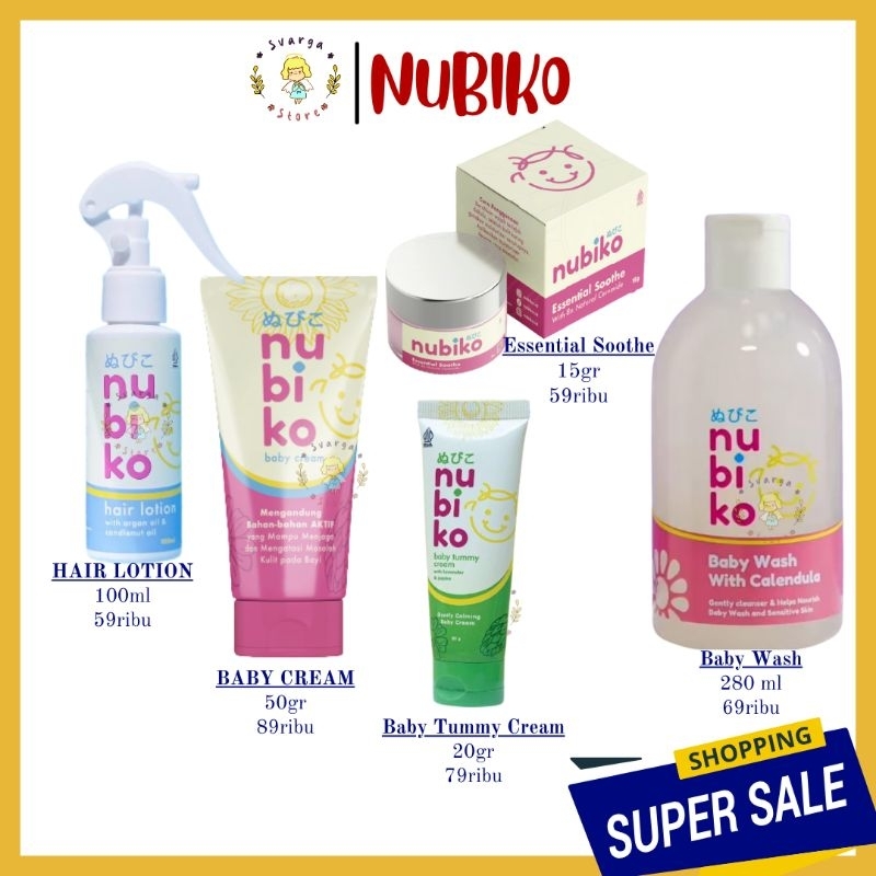 Jual [FREE GIFT] Nubiko Baby Cream | Nubiko Essential Soothe x Vebby ...