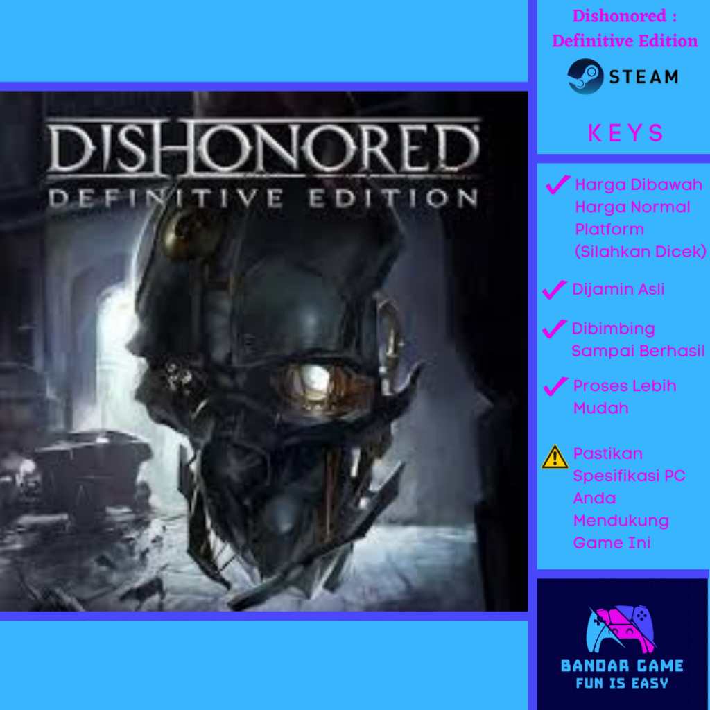 Jual Dishonored : Definitive Edition (2012) PC Original Steam Gift Card ...