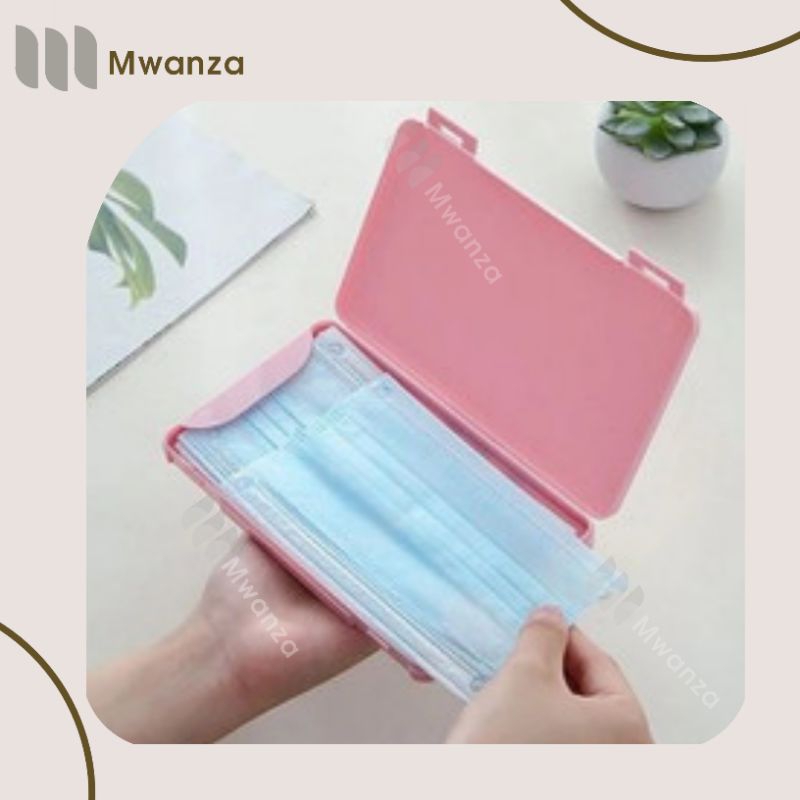 Jual Tempat Masker Kotak Penyimpanan Masker Medis Holder Mask Case Anti ...