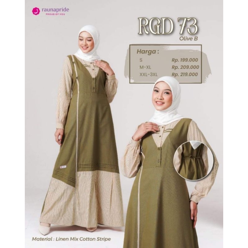Jual Rauna Gamis RGD 73 by raunapride | Shopee Indonesia