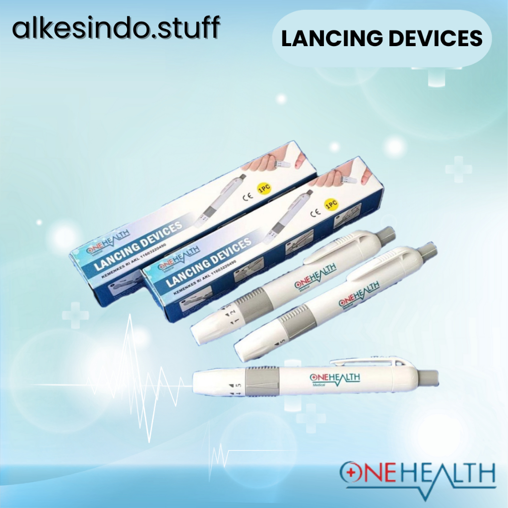 Jual Onehealth Lancing Device Pen Lancet One health Pen Bekam | Shopee ...