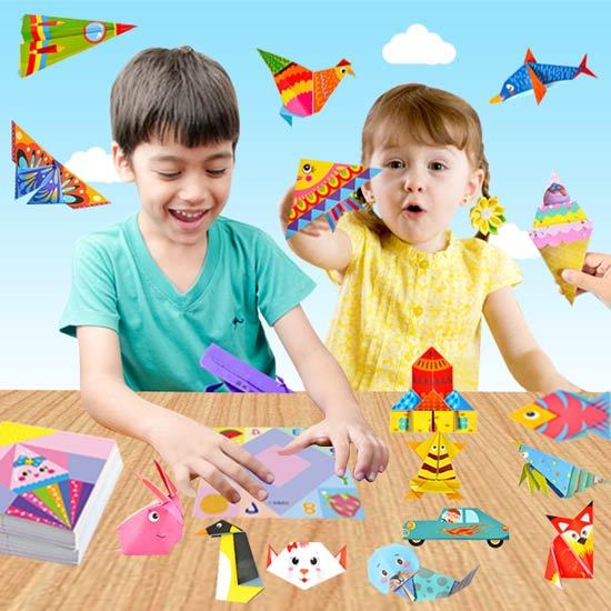 Jual [O2D]Kertas Lipat Origami Motif Bergambar Mainan origami anak ...