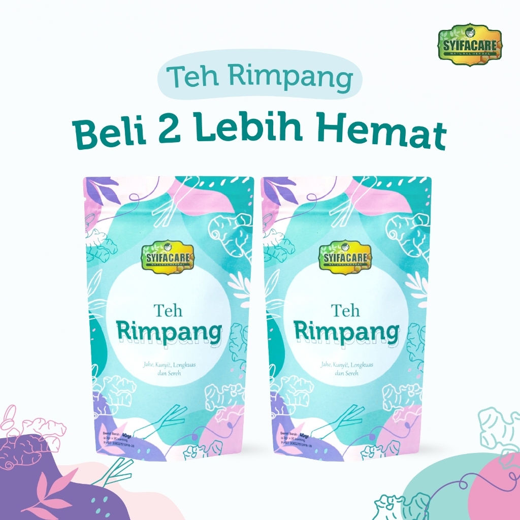 Jual Teh Rimpang Syifacare Teh Celup Bahan Jahe Kunyit Sereh Lengkuas ...