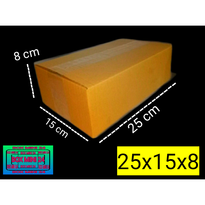 Jual kardus packing 25x15x8 kardus murah kardus mini kardus polos ...