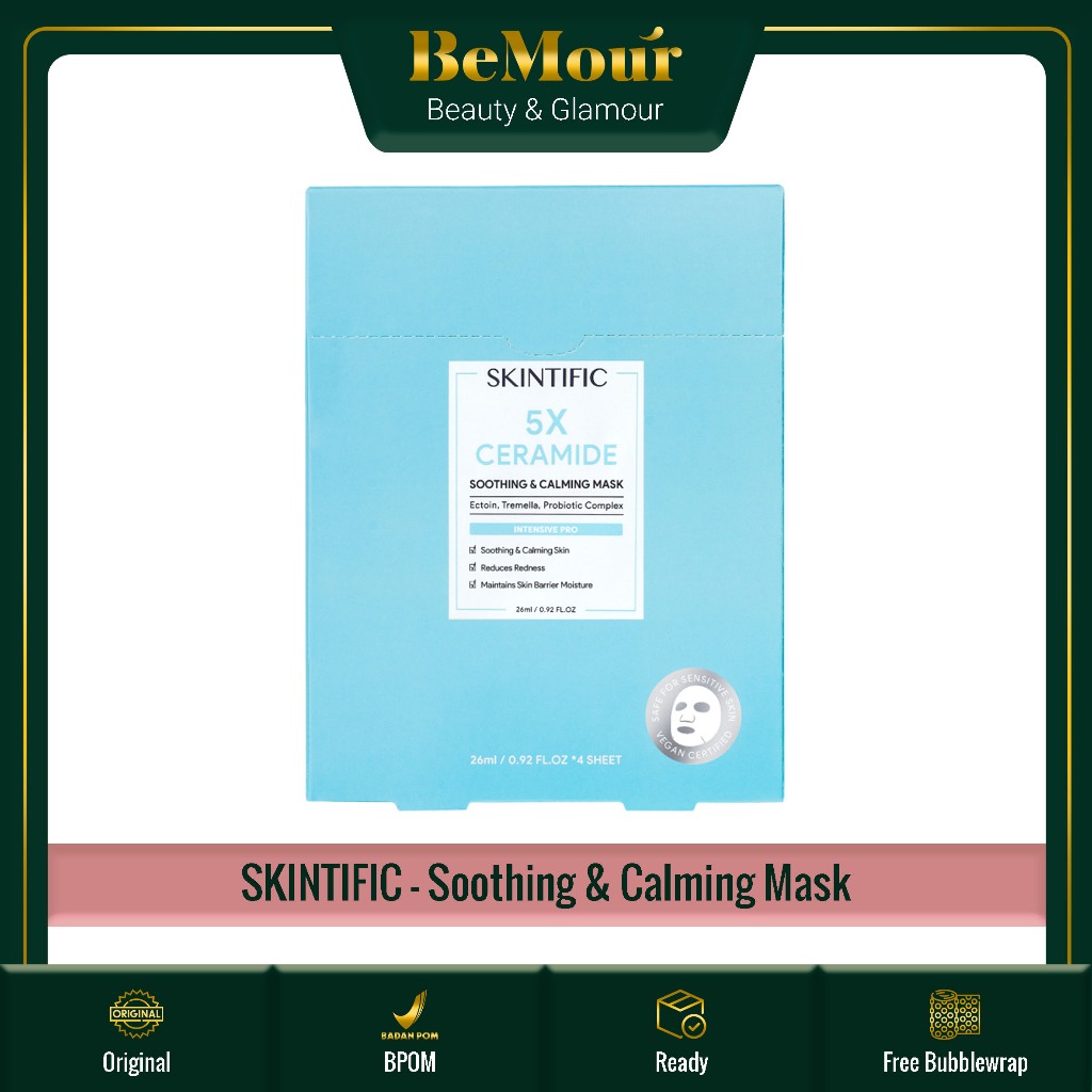 Jual SKINTIFIC - 5X CERAMIDE SOOTHING & CALMING MASK ( 26 ml ) - Masker ...