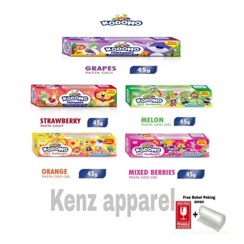 Jual Kodomo Pasta Gigi Anak 45g | Shopee Indonesia