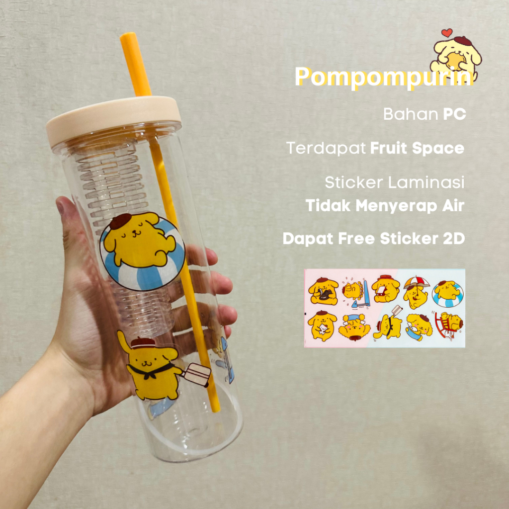 Jual Either.id - Botol Minum Infused 700ml / FREE BUBBLE WRAP Botol ...