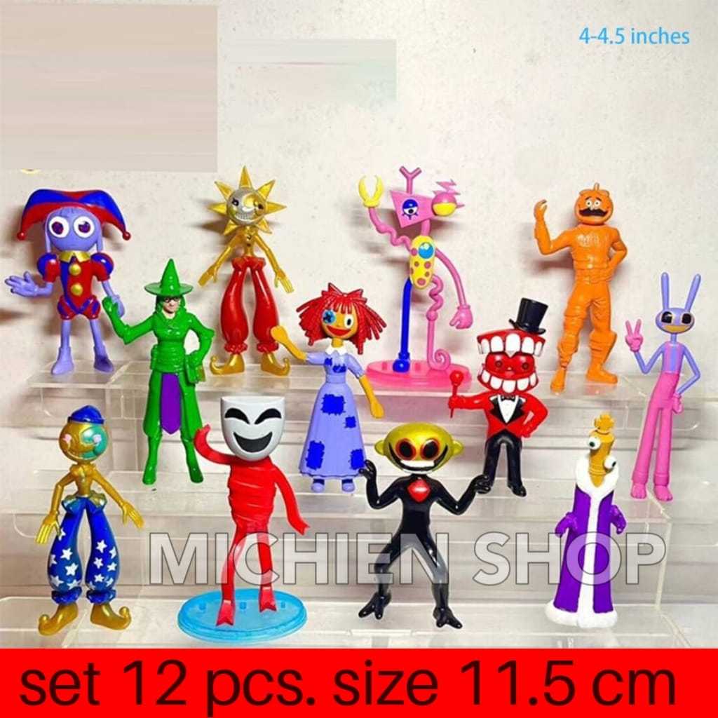 Jual The Amazing Digital Circus Action Figure Set isi 7/12pcs | Shopee ...