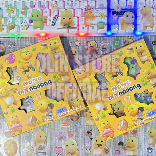 Jual Sticker Nono Nailong Dino Kuning Momo Stiker Lucu Viral Aesthetic ...