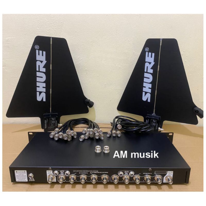 Jual DISTRIBUTOR ANTENA SHURE UA845+SWB 10 CHANNEL PEMANCAR FREQUENCY UHF UA 845 + SWB UA845 ...