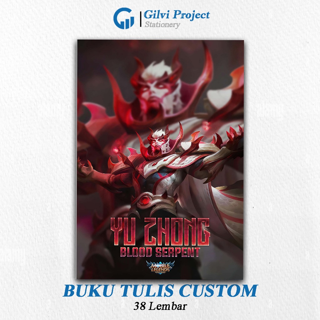 Jual Buku Tulis Mobile Legend Character / ML [C] / Buku Tulis Sekolah ...