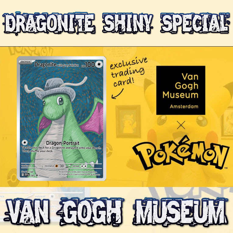 Jual KARTU POKEMON TCG HOLOGRAM SPECIAL DRAGONITE SHINY VAN GOGH MUSEUM ...