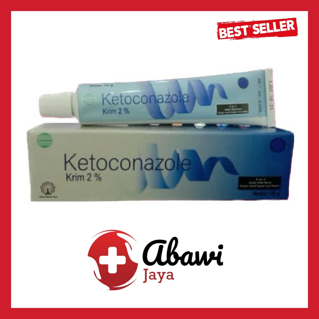 Jual [AB] KETOCONAZOLE MULIA 2% CREAM 10 GRAM TUBE / KETOCONAZOLE KRIM ...