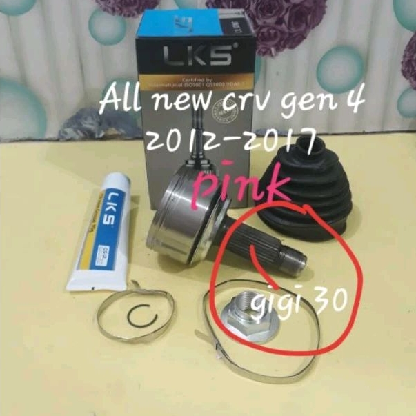 Jual CV Joint Luar As Roda Depan Luar Honda All New CRV Gen 4 2012-2017 | Shopee Indonesia