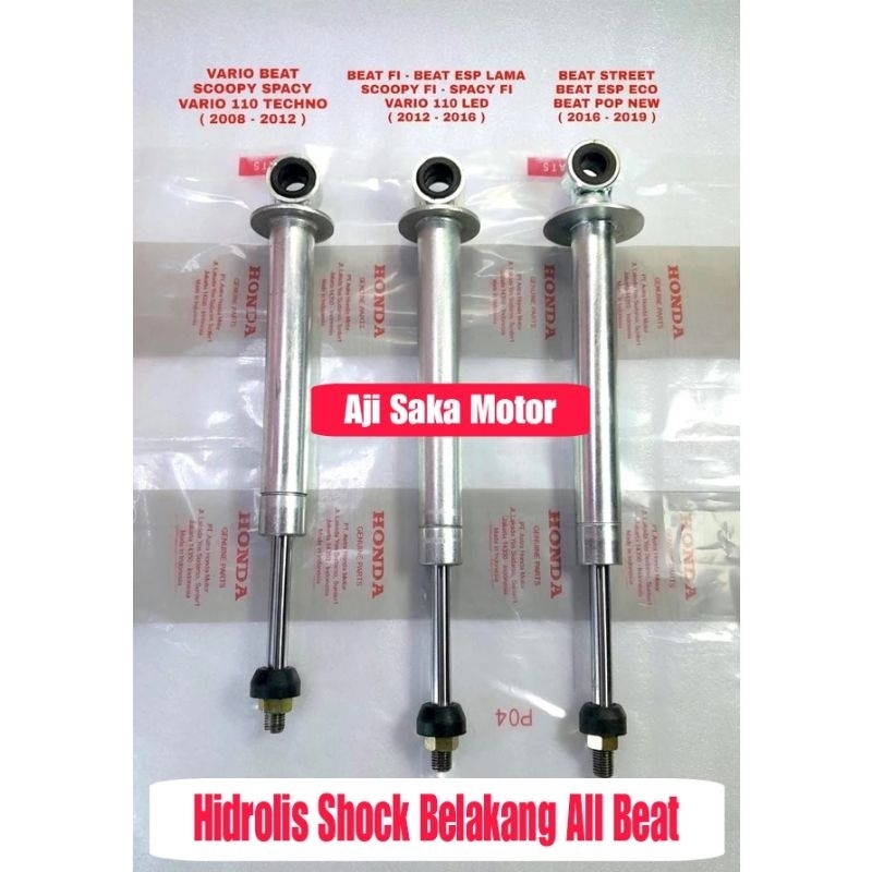 Jual Hidrolik as skok shock belakang semua tipe honda beat karbu beat ...
